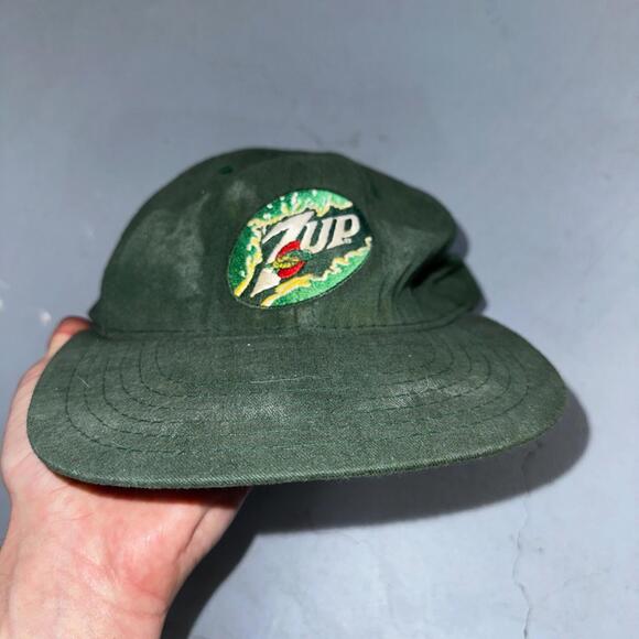 Accessories | Vintage 7up Hat Made In Usa Snap Back Trucker Style Worn ...